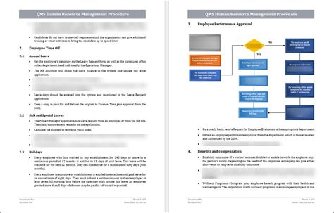 Iso 9001 Template For Procedure On Human Resource Management It Governance Framework