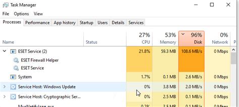 high disk usage in eset endpoint security eset endpoint products