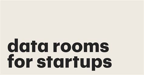 Best Virtual Data Rooms For Startups For Investors Pandadoc