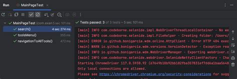 Selenium IntelliJ IDEA Documentation
