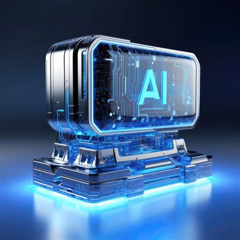 Premium Photo Generated Illustration Of Futuristic Ai Electronic Processor Hardware