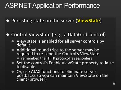 Ppt Optimizing Web Application Performance With Aspnet Techniques Powerpoint Presentation