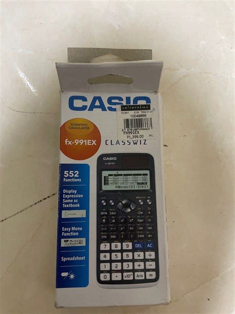 casio classwiz fx 991ex scientific calculator computers and tech parts