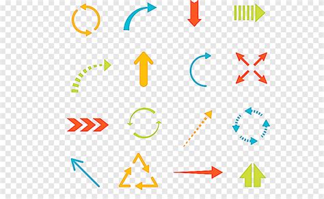 화살표 기호 요소 컬러 화살표 Png Pngegg