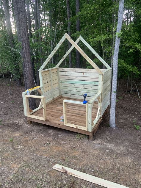 Revealing Our Beautiful New Diy Outdoor Playhouse Artofit