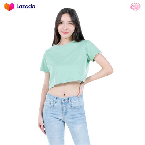 เสื้อครอปสีเขียวมิ้นท์ ถูกที่สุด พร้อมโปรโมชั่น ธ ค 2023 Biggoเช็คราคา