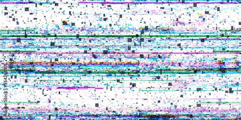 Seamless Digital Pixel Glitch Abstract Error Background Overlay Pattern Broken Crt Television
