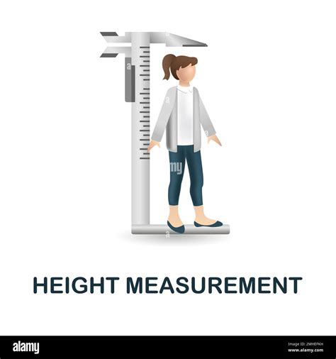 Height Measurement Icon 3d Illustration From Measurement Collection Creative Height