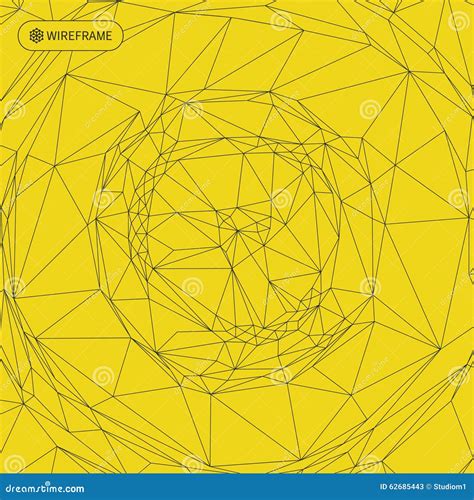 Network Abstract Background 3d Technology Vector Illustration Stock Vector Illustration Of