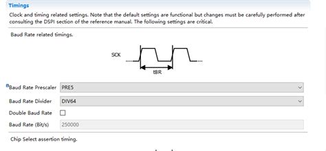 Solved On The Dspi Parameter Setting Issue Of Spc582b Ser