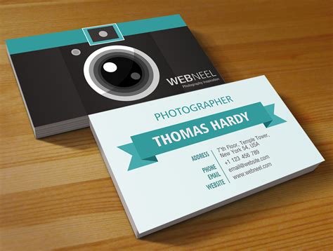 Free Business Card Templates For Photographers