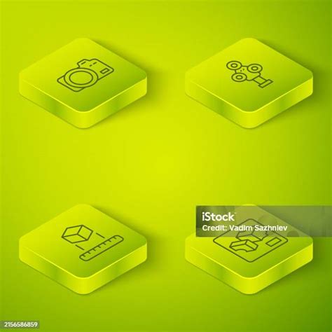 아이소메트릭 라인 3d 스캐너 아이소메트릭 큐브 프린터 및 사진 카메라 아이콘을 설정합니다 벡터 0명에 대한 스톡 벡터 아트 및 기타 이미지 Istock