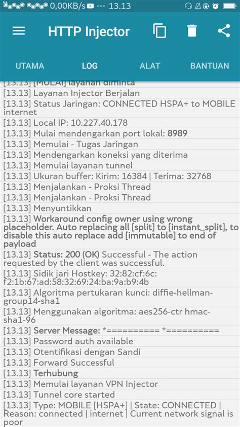 tutorial cara menggunakan injector di android menggunakan config
