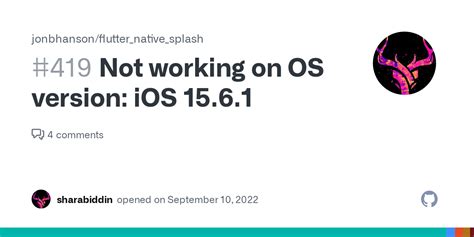 Not Working On OS Version IOS 15 6 1 Issue 419 Jonbhanson Flutter