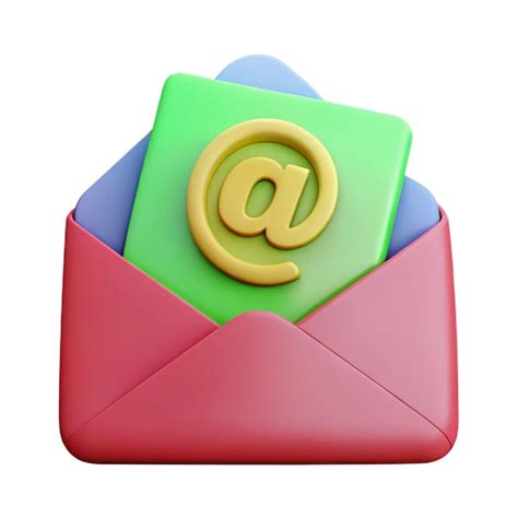 3d Envelope With Email Symbol Premium Ai Generated Image