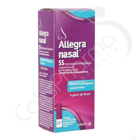 Allegra Nasal 55 Mcgdose 120 Verstuivingen