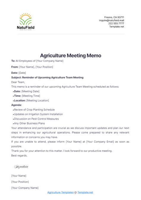 Free Meeting Memo Templates To Edit Online And Print