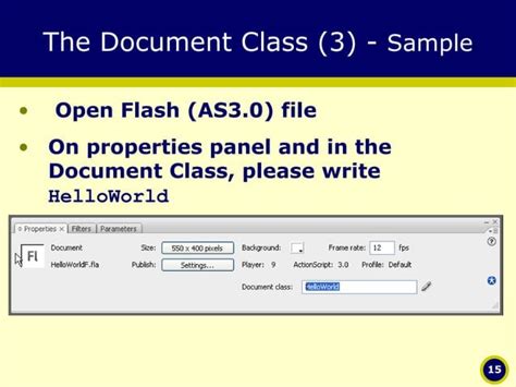 Actionscript 3 Session 3 Action Script And Flash Ppt Web