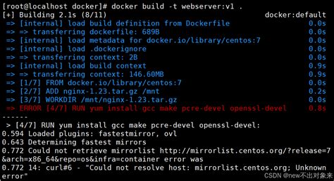 【docker】dockerfile实列 Nginx镜像构建 Dockerfile构建nginx镜像 Csdn博客