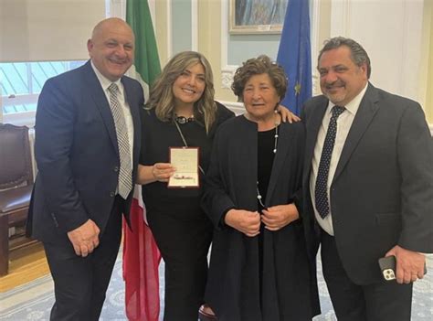 Giovanna Eusebi Awarded Cavaliere Title Dram Scotland