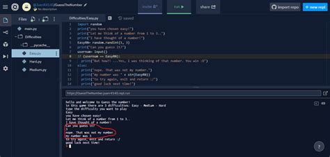 Python How To Compare User Input To A Randomly Generated Number Stack Overflow