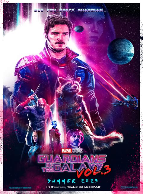 Marvel Spoiler Oficial Guardians Of The Galaxy Vol 3 Poster Hd