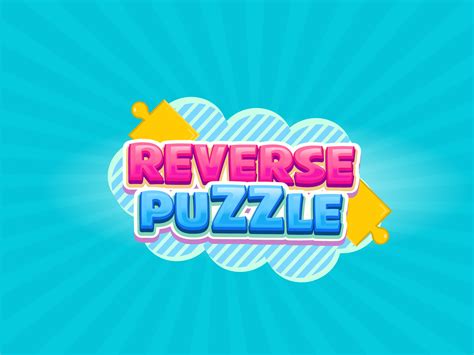 Reverse Puzzle Game Logo By Tayfun S On Dribbble