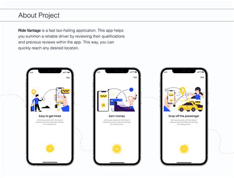 Ride Vantage Car Sharing App Taxi App Behance