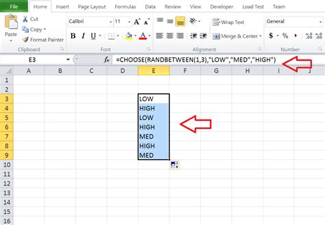 Creating Random Data In Excel Using Randbetween And Choose Excel Tv