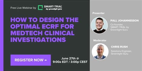 How To Design The Optimal Ecrf For Clinical Investigations Greenlight Guru Clinical