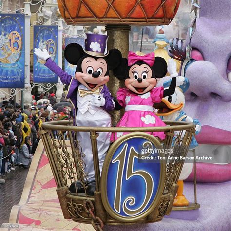 Atmosphere Parade During Disneyland Paris 15th Anniversary