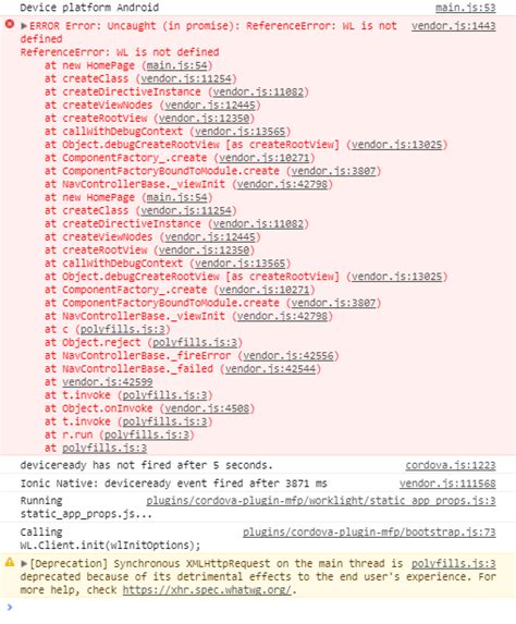 Cordova How To Use Ibm Mfp Functions Wl Wlresourcerequest In Ionic Development Stack