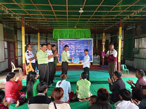 မိုင်းရှူးမြို့နယ်တွင် ပြည်သူများအား ပန်းခင်းစီမံချက်၂ ဖြင့် ကွင်းဆင