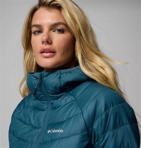 Womens Powder Lite Ii Hooded Jacket Columbia