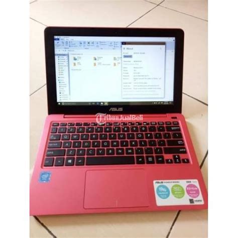 Notebook Laptop Asus E S Series Merah Murah Bagus Normal Di Pangkalpinang Bangka Tribun