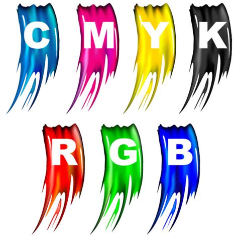 Set Of RGB Color Elements Vector Free Download