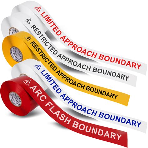Rigid Signal Arc Flash Floor Marking Tapes Duralabel