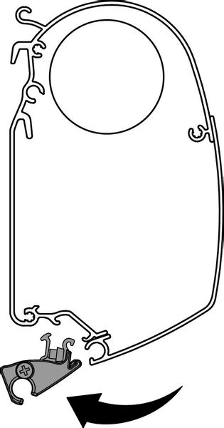 Thule Omnistor 5200 Tent Led Mounting Rail 4 50m Anthracite