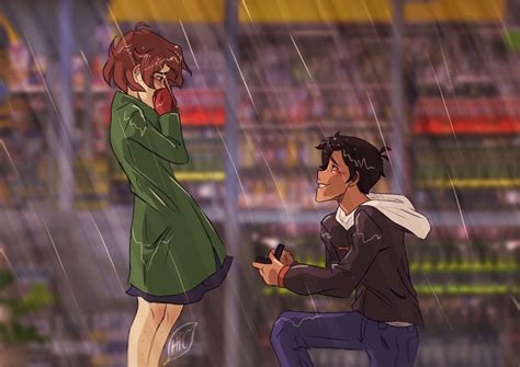 Lance Proposes To Pidge In Marriage In The Rain From Voltron Legendary Defender Voltron Memes