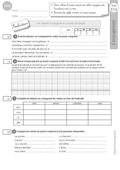 Oblong Intervalle Mucus Exercices Imparfait Passé Composé Cm2 Éclairer Album Application
