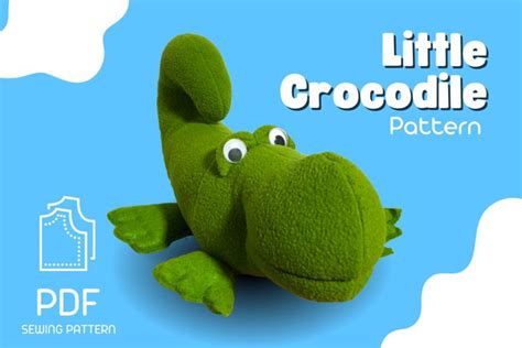 Little Crocodile Sewing Pattern