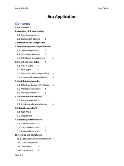 Jira Application Pdf