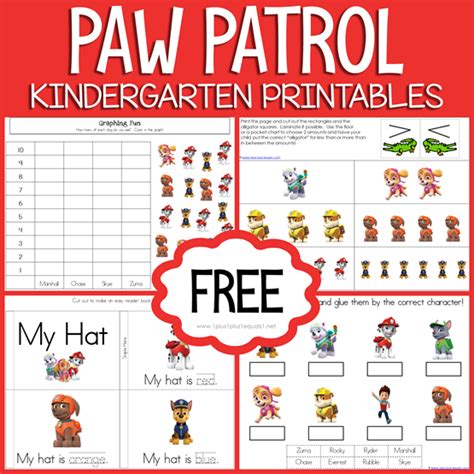 Paw Patrol Worksheets