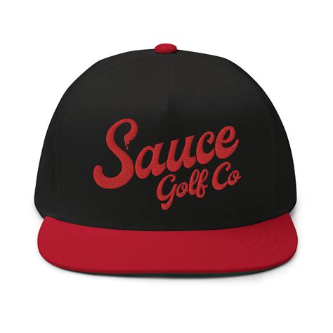 Sauce Script Puff Snapback Hat Sauce Golf