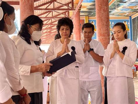 អគ្គលេខាធិការរងទី១ កាកបាទក្រហមកម្ពុជា បានអញ្ជើញចូលរួមគោរពវិញ្ញាណក្ខន្ធ