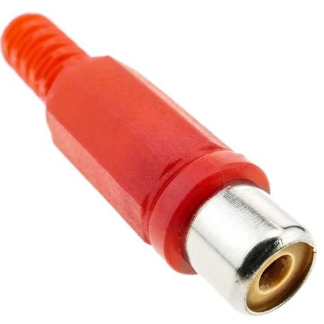 RCA F Connector Red Cablematic