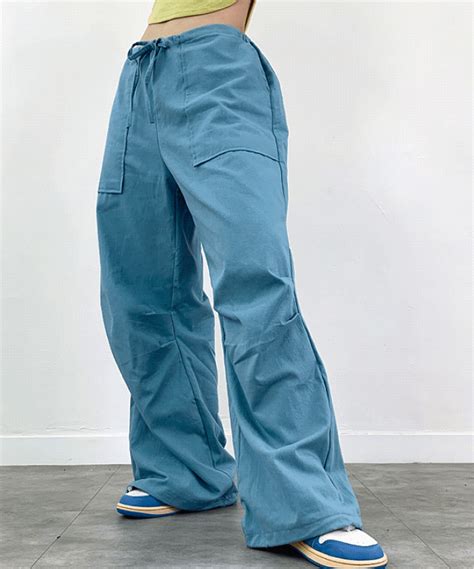 [리얼프리사이즈]요루케 핀턱 와이드팬츠 조거팬츠 4colors 여름바지 통큰바지 키큰녀 키작녀 스트링팬츠 에이블리