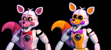 Funtime Foxy And Lolbit By Freddypizza13 On Deviantart