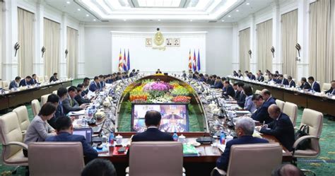 គណៈរដ្ឋមន្ត្រី អនុម័ត របាយការណ៍វឌ្ឍនភាព និងទិសដៅទៅមុខ នៃការរៀបចំក្របខ័ណ្ឌតាមដាន