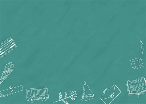 손으로 그린 칠판 교육 배경 초록 학교로 돌아가다 교육 배경 배경 일러스트 및 사진 무료 다운로드 Pngtree